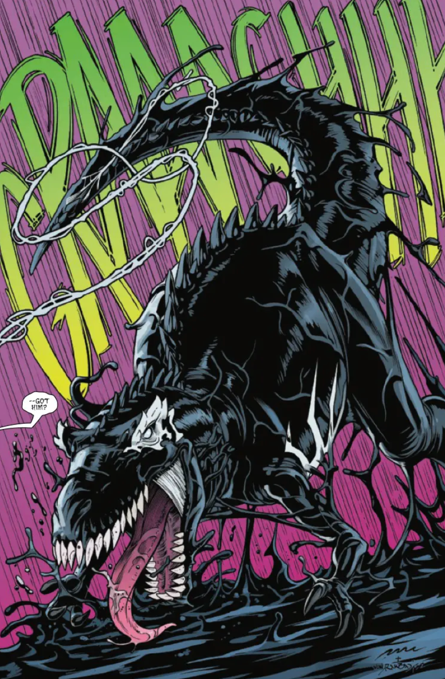 Marvel's Spider-Rex Returns to Battle Venomsaurus in Edge of Spider-Verse