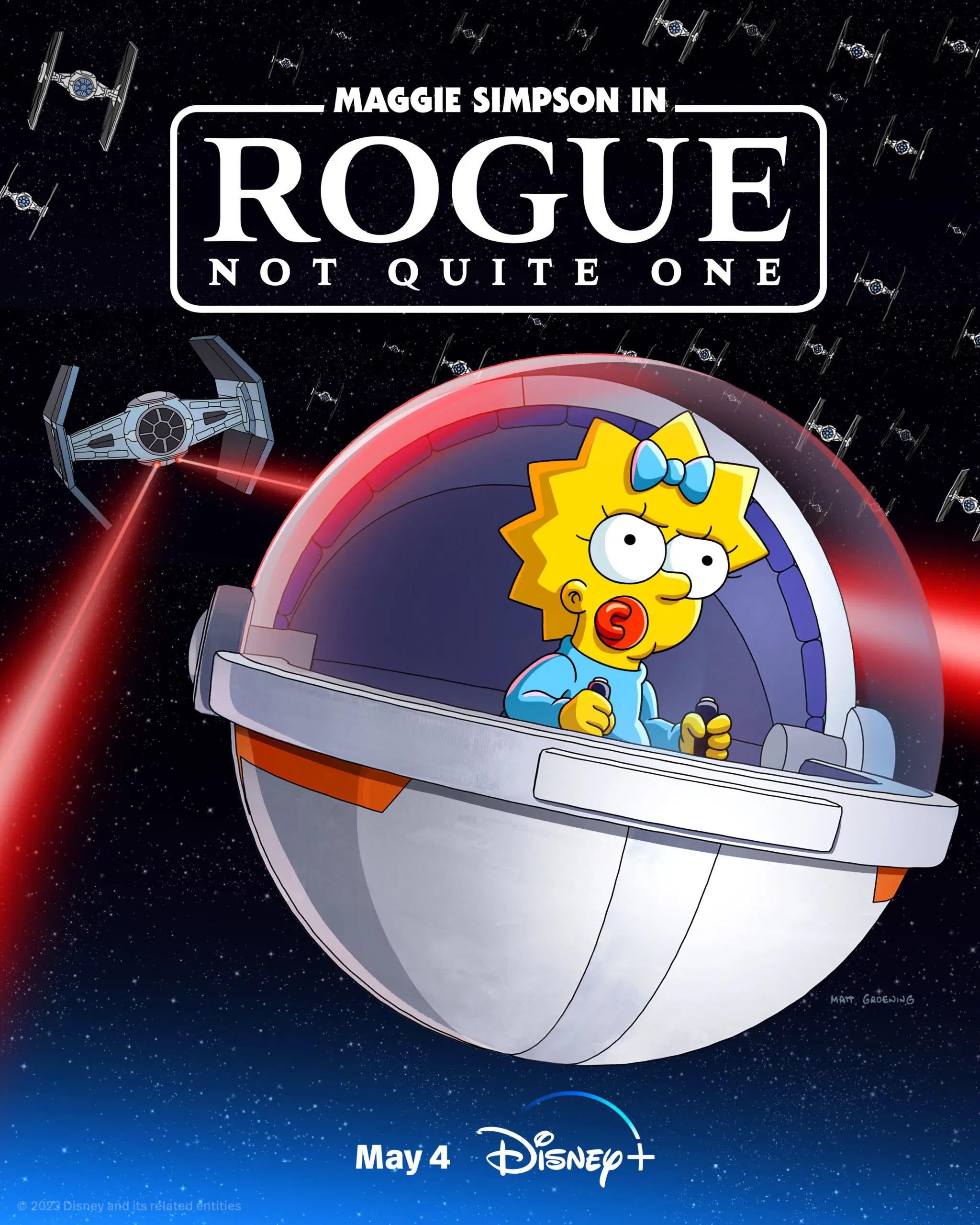 New Star Wars-Inspired The Simpsons Short Coming to Disney+ on May the 4th