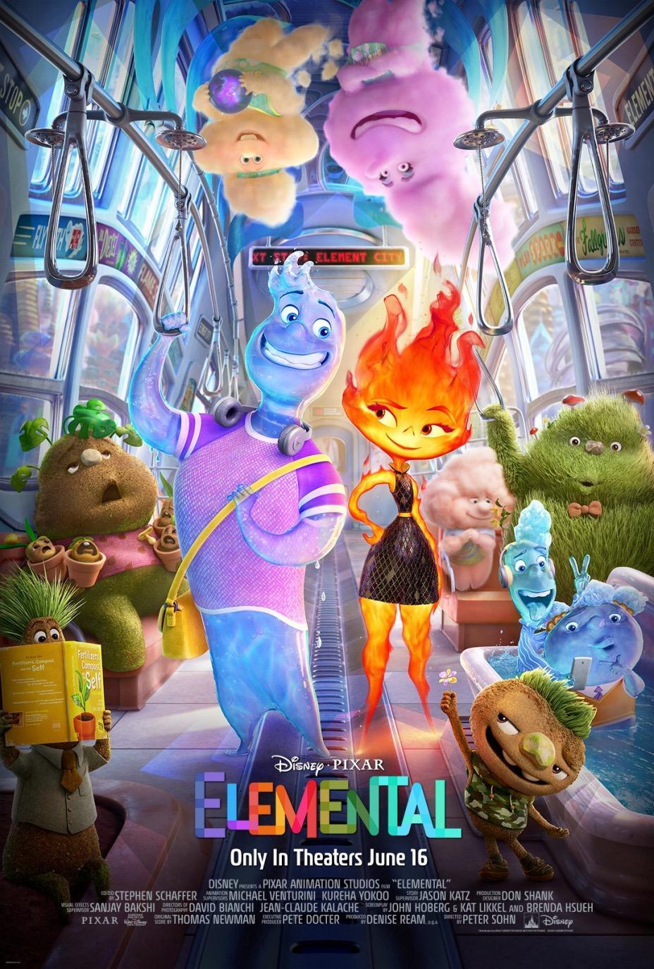 Pixar's Elemental Poster Previews Element City