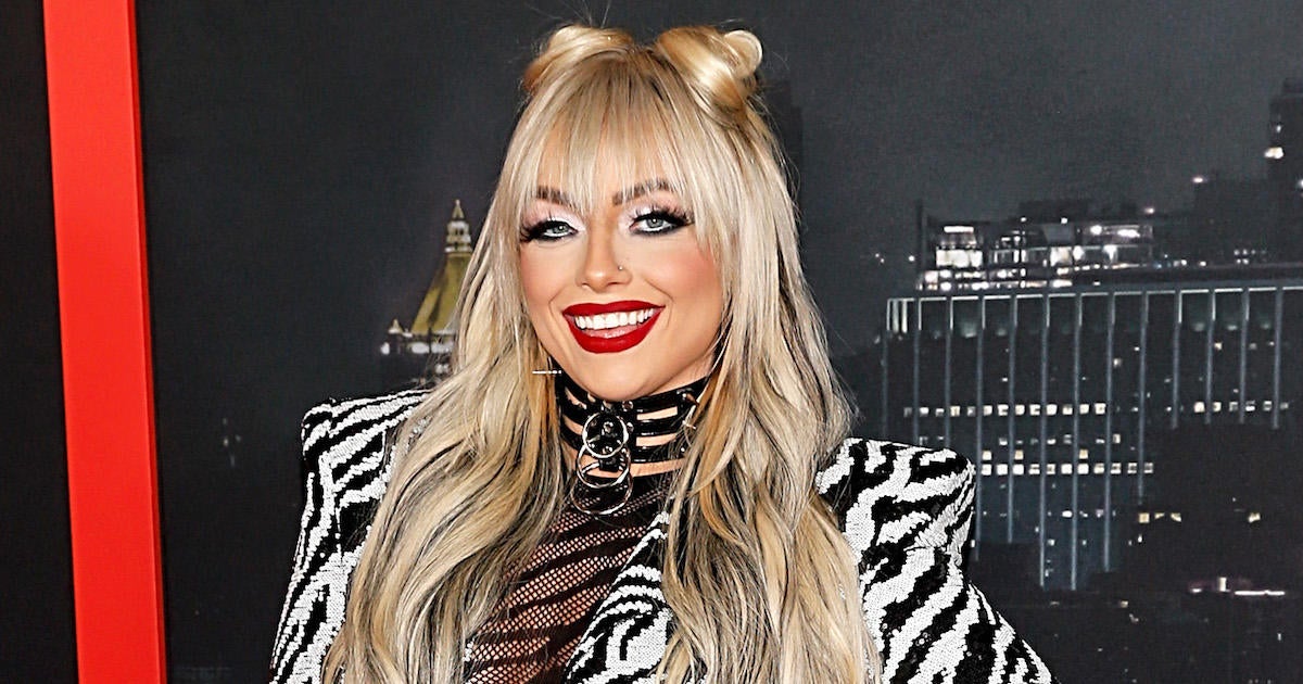 WWE's Liv Morgan Stunned in Zebra Blazer at 'Scream VI' Premiere — Here ...