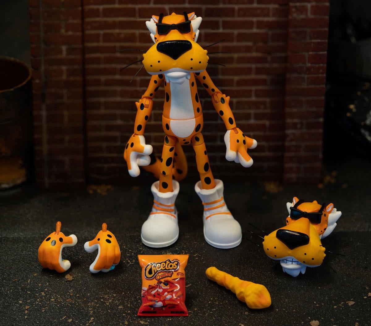 The Cheetos Chester Cheetah Action Figure Is Dangerously Cheesy