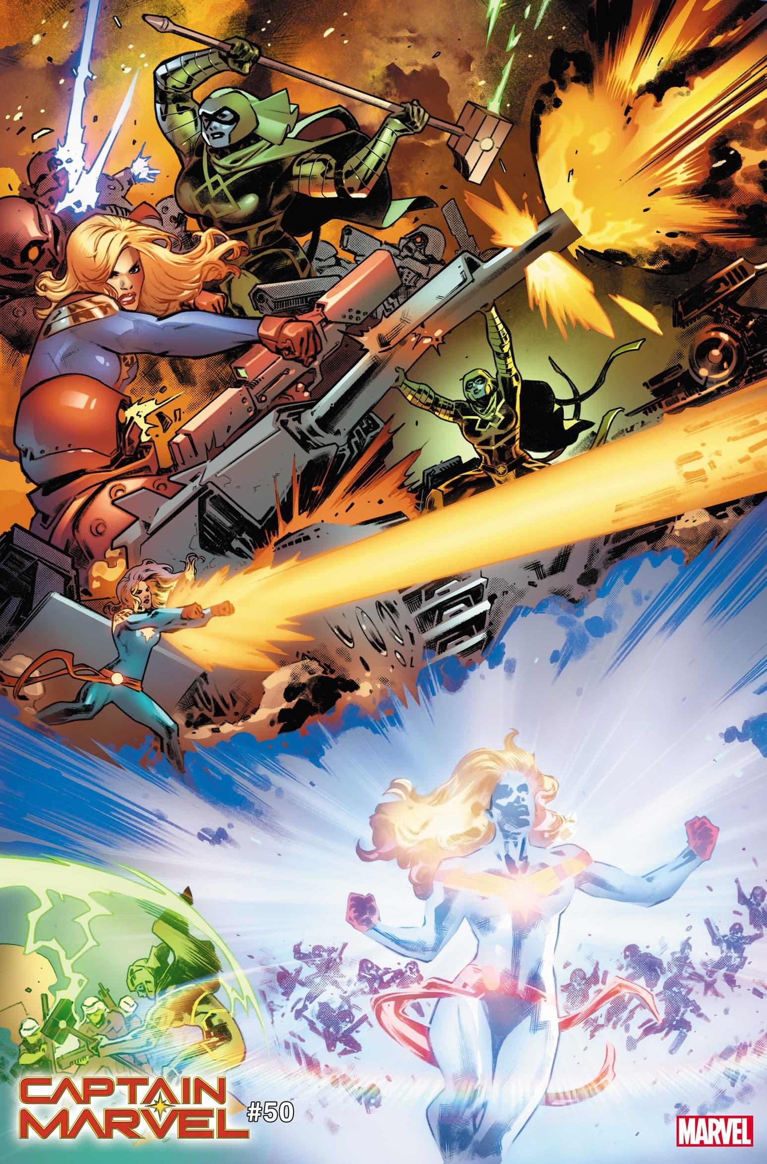 Captain Marvel Reveals First-Look Preview of 50th-Issue Finale