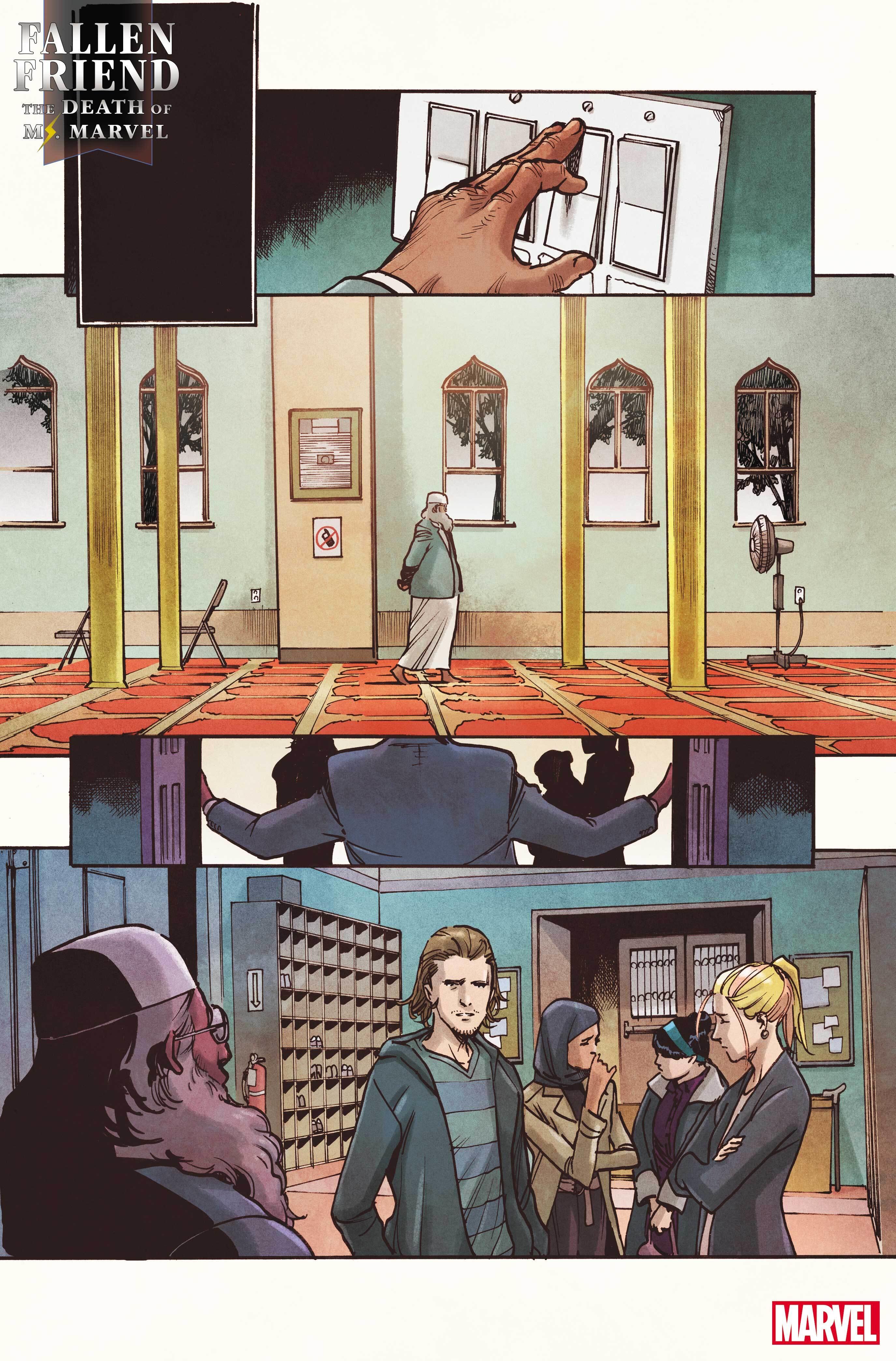 Fallen Friend: The Death of Ms. Marvel #1 Preview Brings The Avengers ...