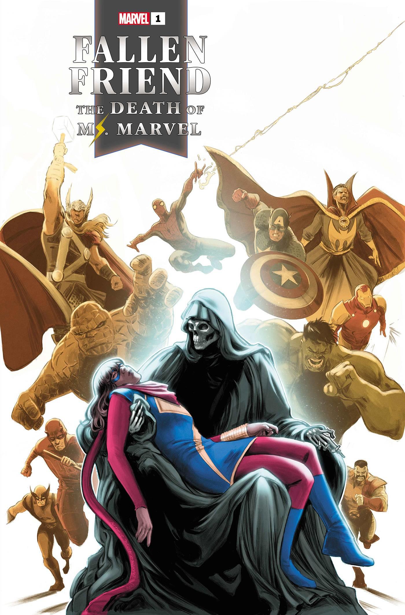 Fallen Friend: The Death of Ms. Marvel #1 Preview Brings The Avengers ...