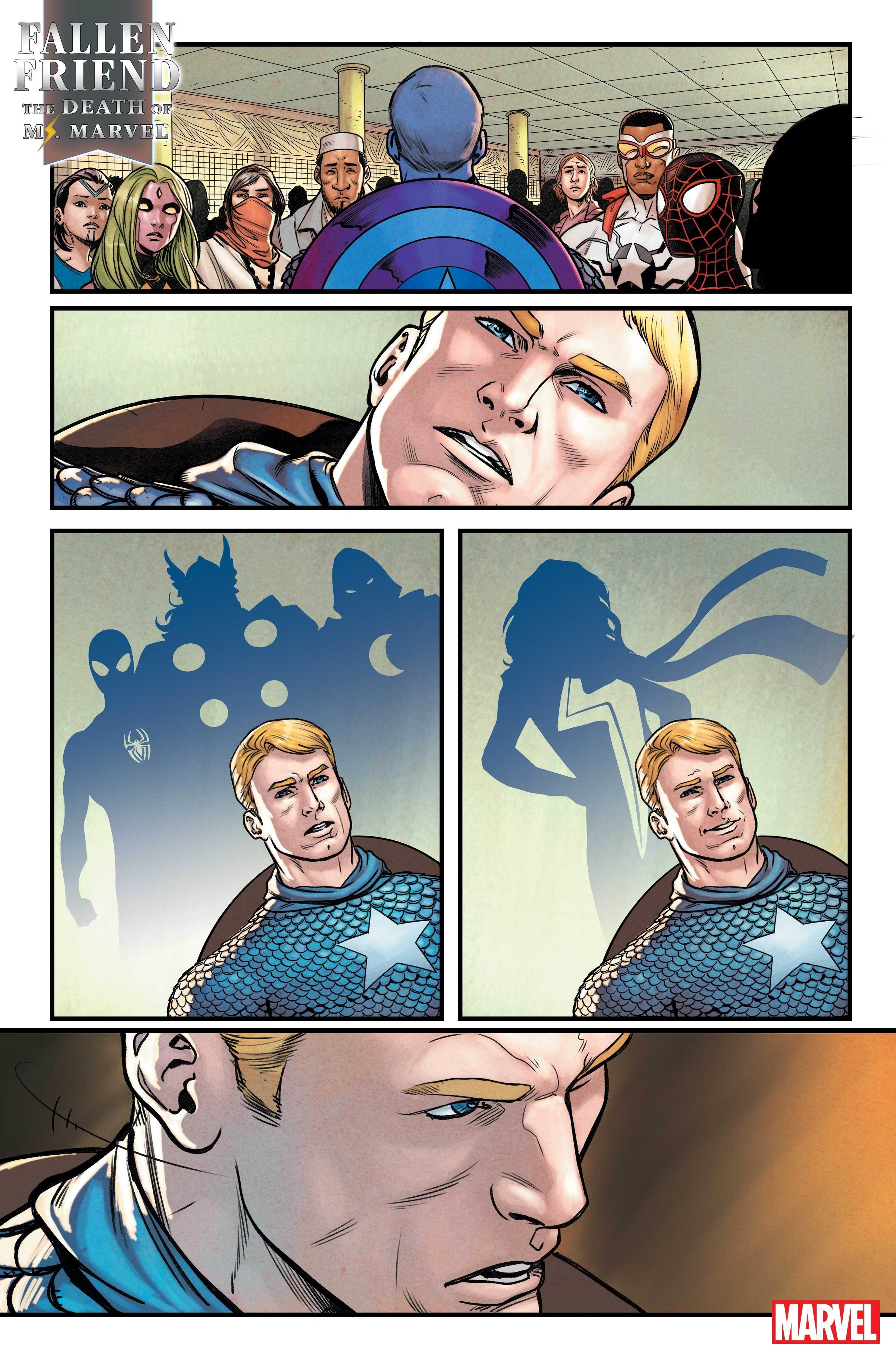 Fallen Friend: The Death of Ms. Marvel #1 Preview Brings The Avengers ...