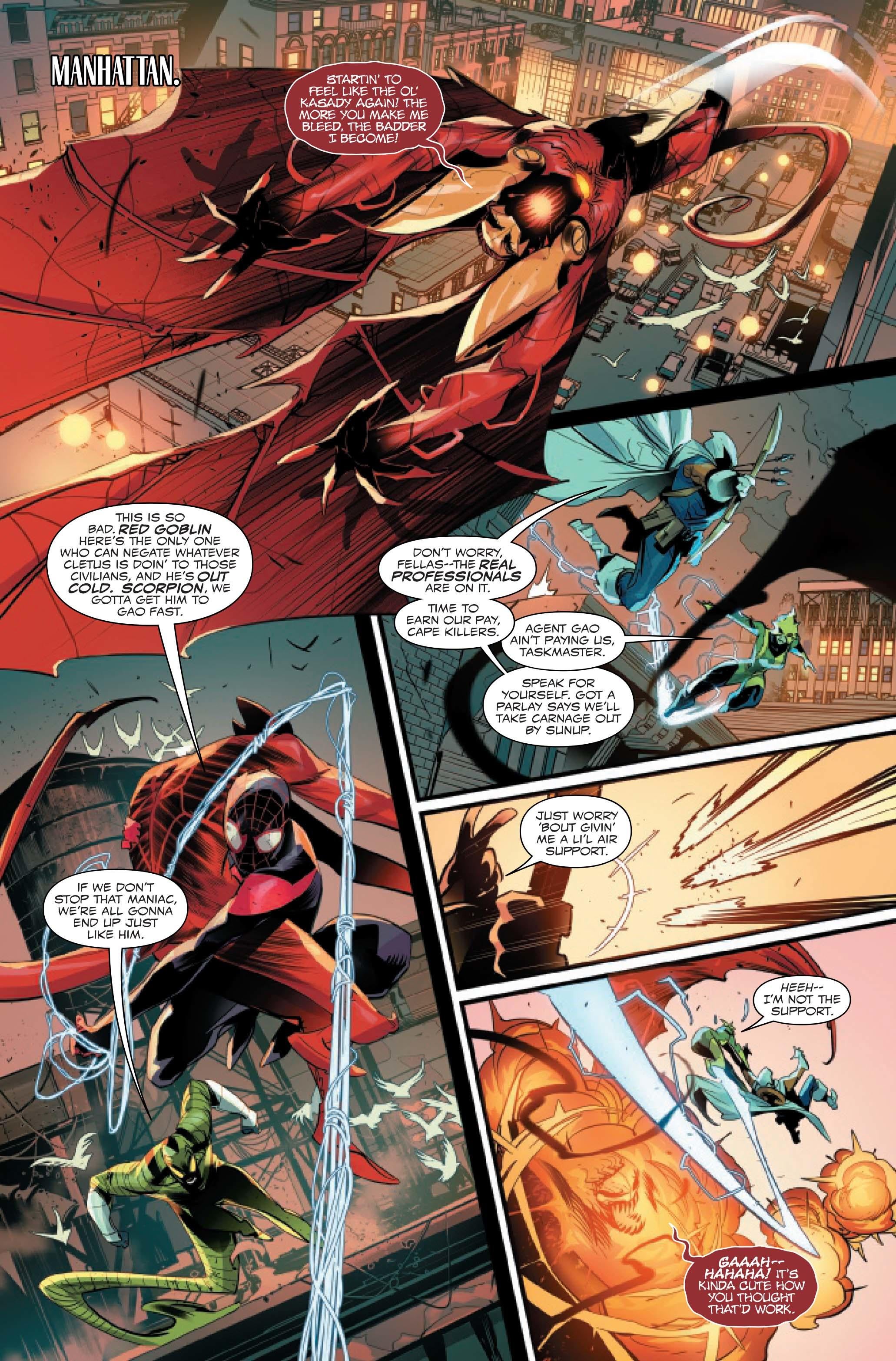 Spider-Man: Miles Morales Battles Carnage in New Marvel Preview