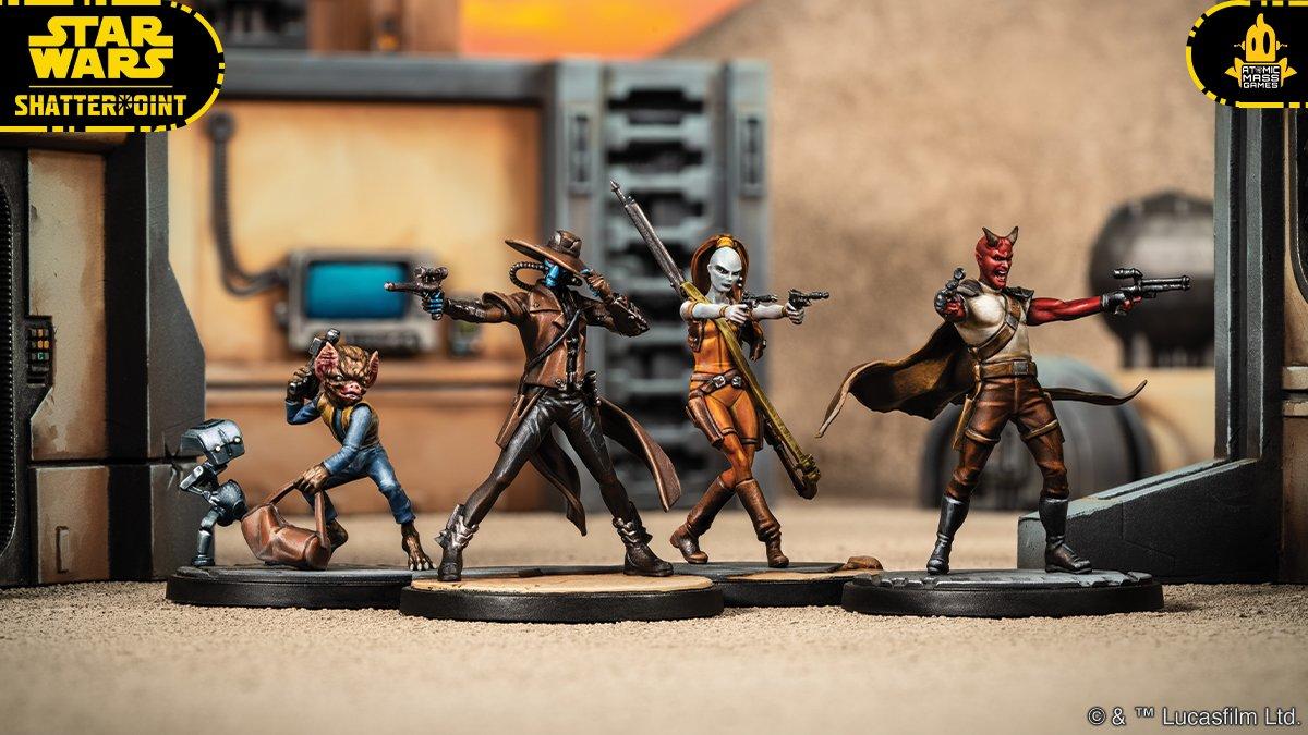 Star Wars Shatterpoint Officially Announces Padme, Cad Bane Squad Packs