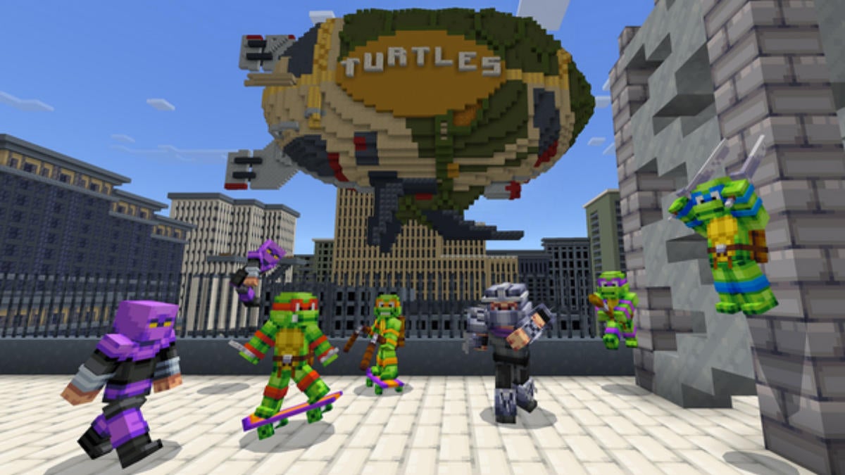 Minecraft Adds Teenage Mutant Ninja Turtles DLC