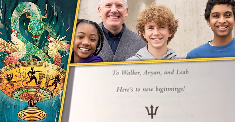Rick Riordan Pays Tribute to Percy Jackson Cast in Chalice of the Gods