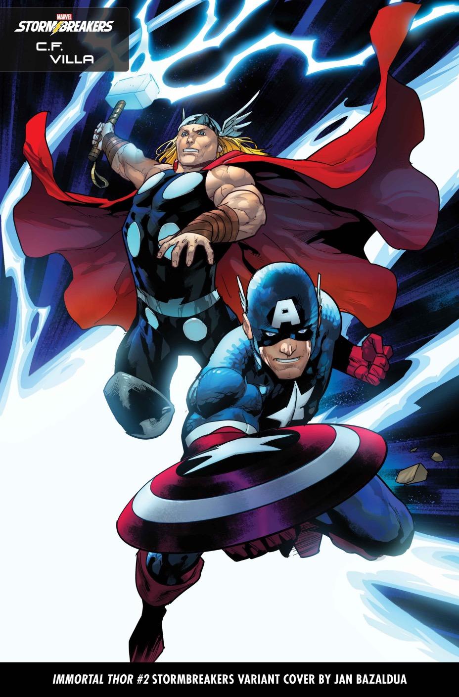 Marvel Stormbreaker Variants Celebrate Captain America #1