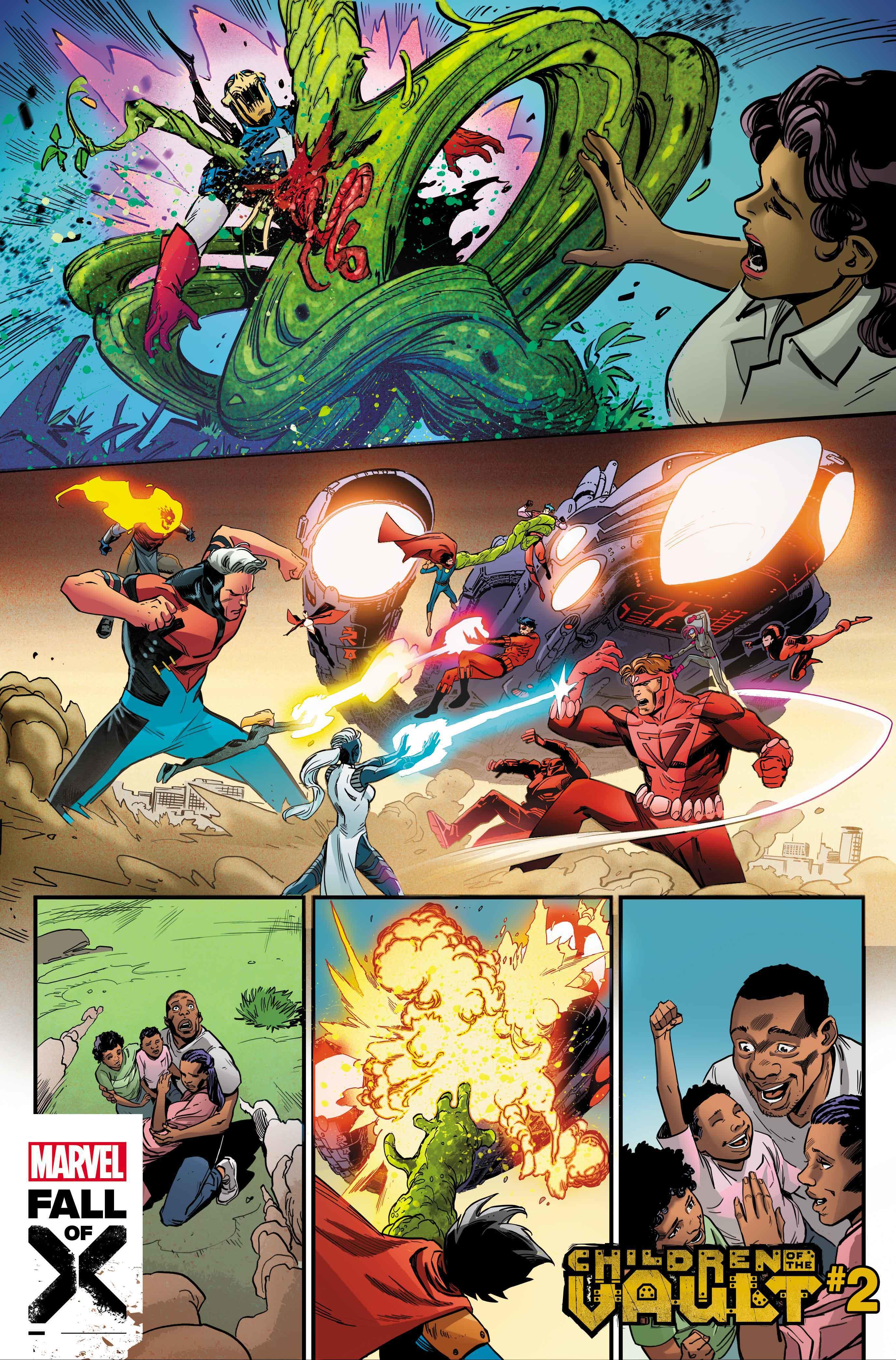X-Men Battle for the Future in Children of the Vault #2 (Exclusive)
