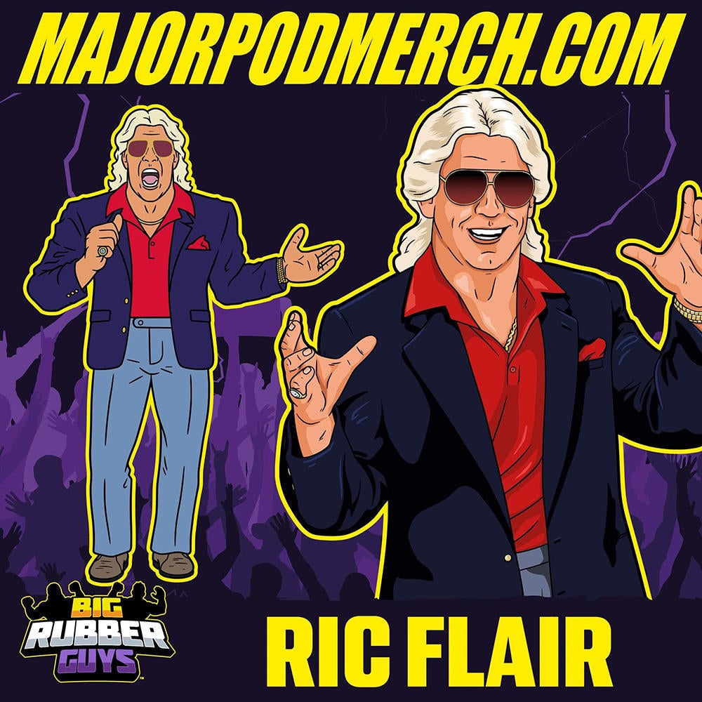 Major Bendies' Big Rubber Guys Reveals Series 3, Featuring Ric Flair