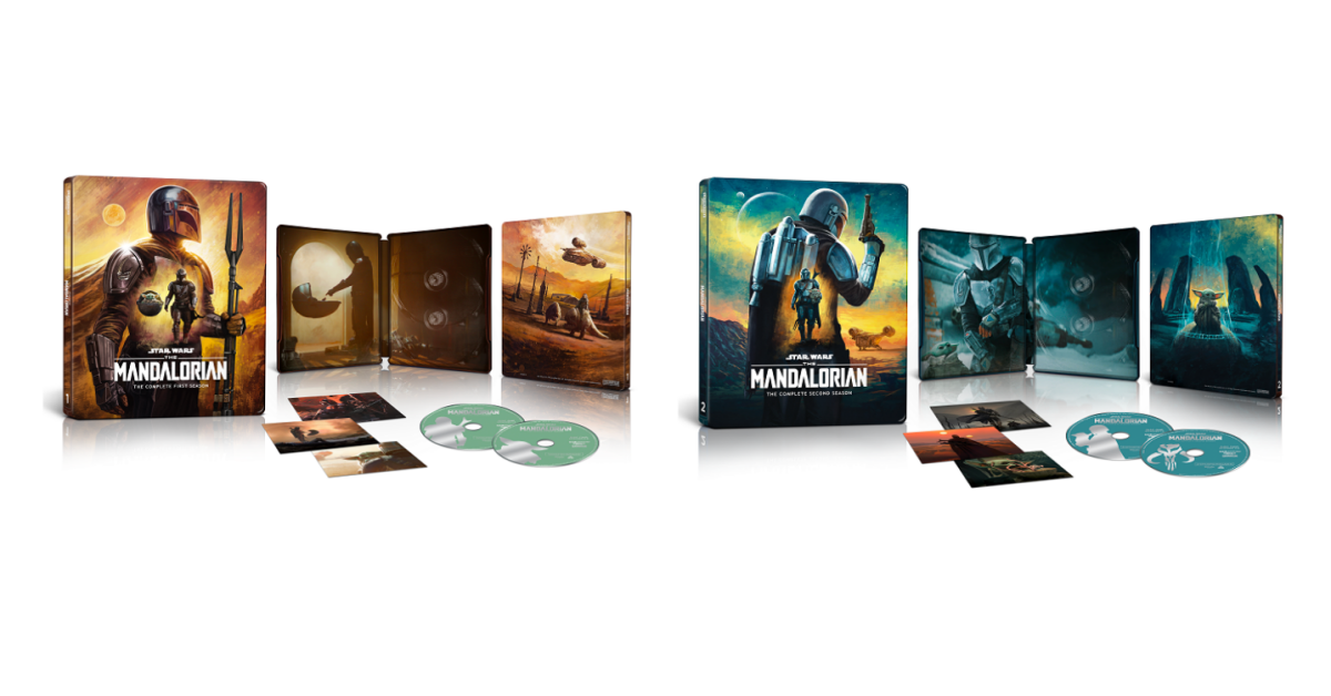 First Look at Star Wars: The Mandalorian Season 1 and 2 Steelbooks