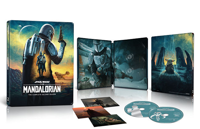 First Look at Star Wars: The Mandalorian Season 1 and 2 Steelbooks