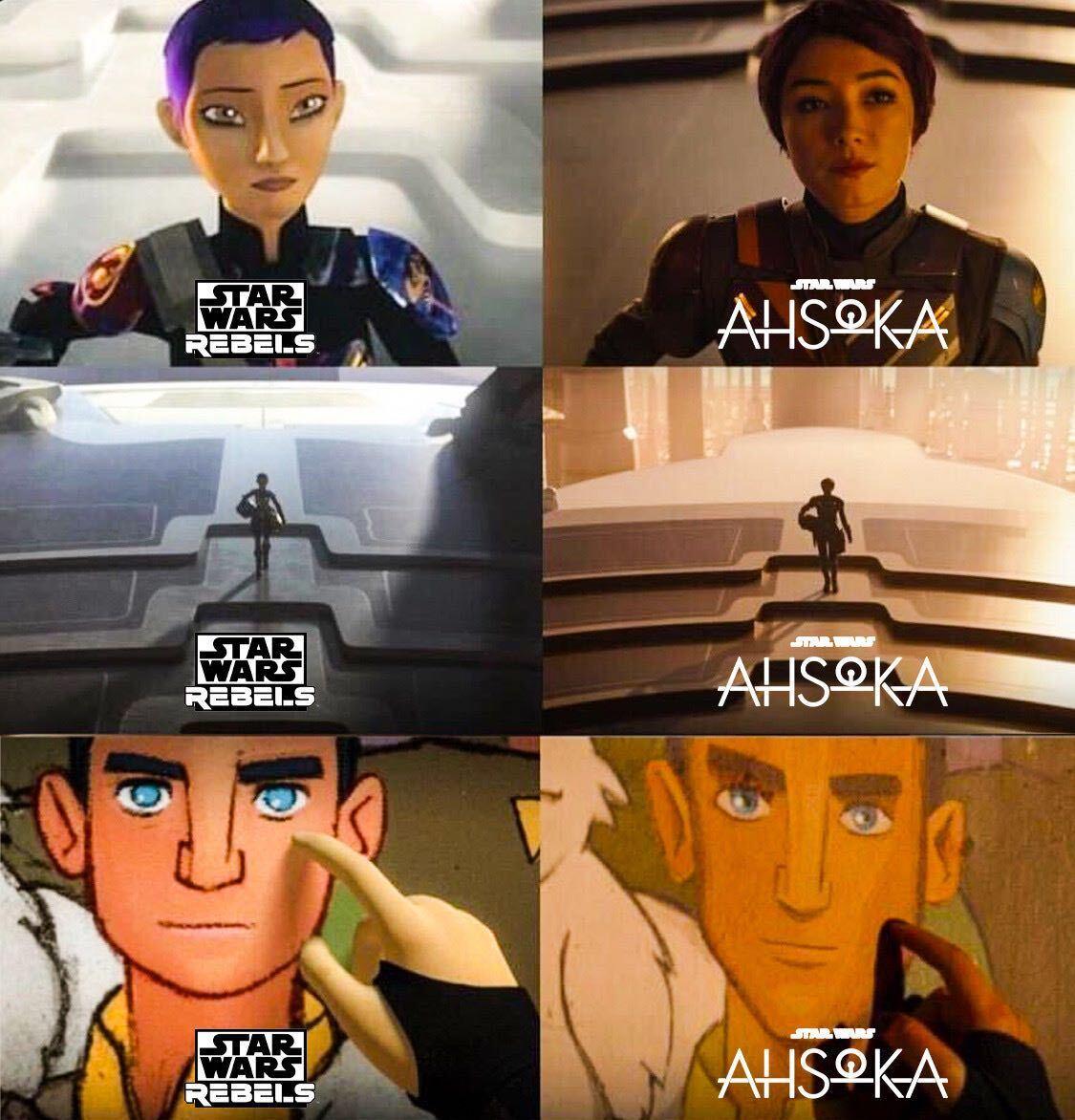 Star Wars: Ahsoka Recreates Iconic Scene From Rebels Finale