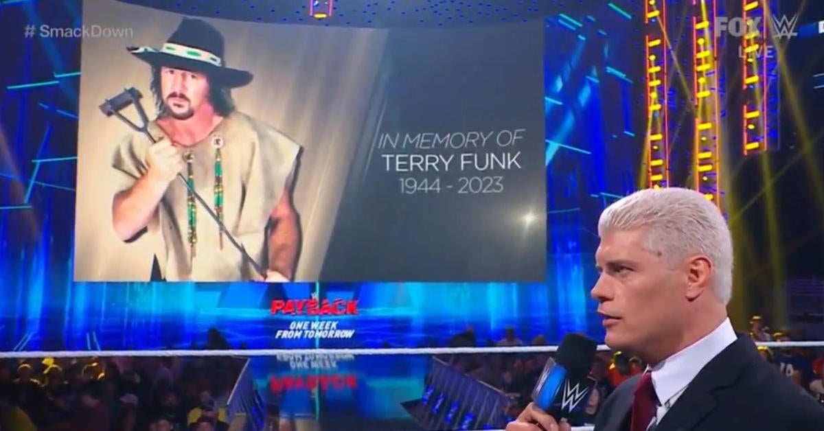 Watch Cody Rhodes' Tribute to Terry Funk on WWE SmackDown