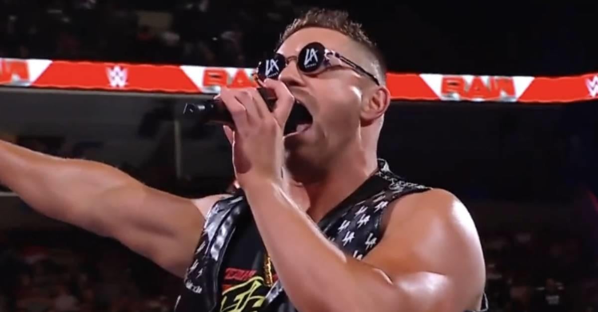 Watch The Miz Pull Off a Solid LA Knight Impression on WWE Raw