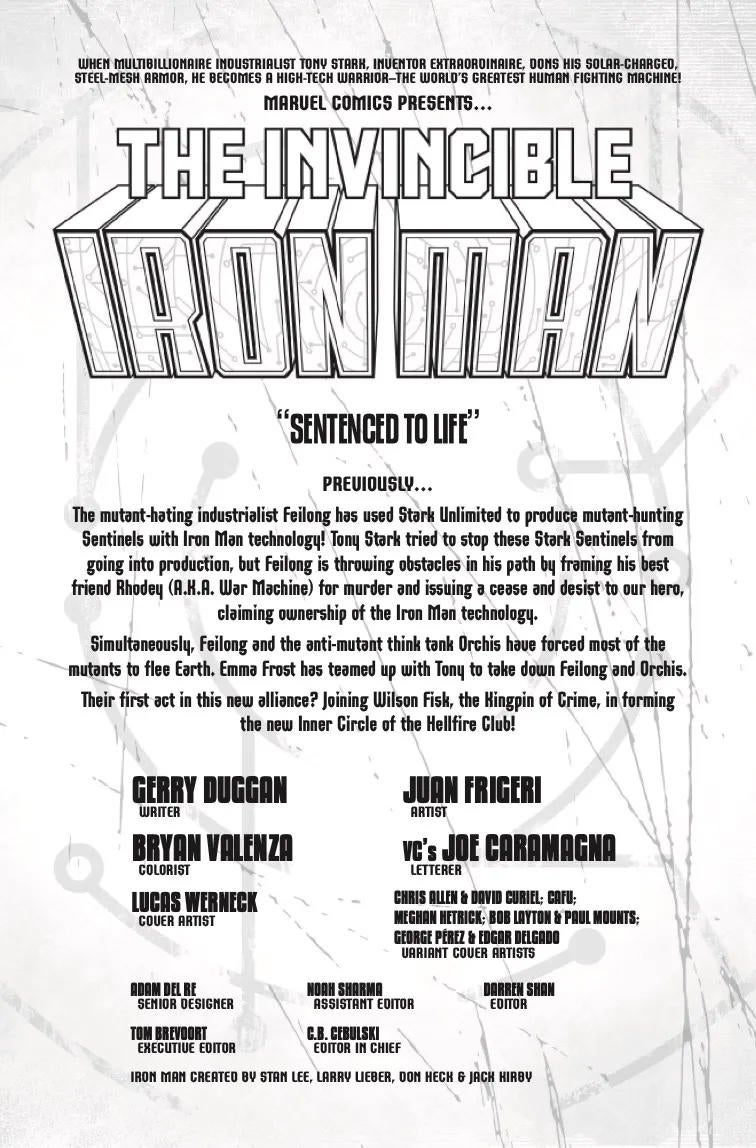 Marvel Previews Iron Man Wedding Issue
