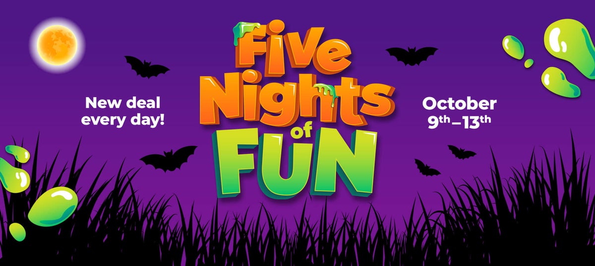 Chuck E. Cheese Announces "Five Nights of Fun" Halloween Event