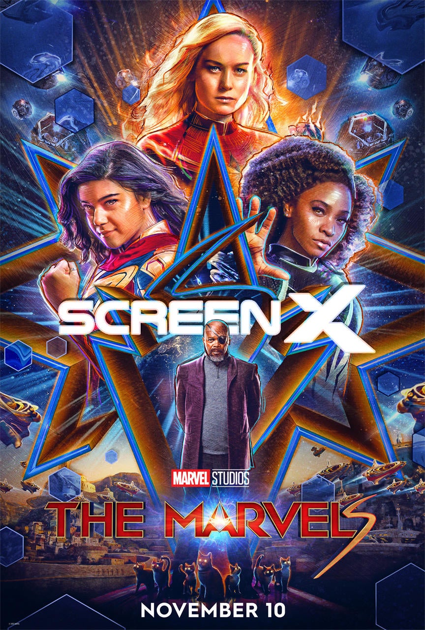 The Marvels Gets New ScreenX Poster (Exclusive) The Marvels Gets New ScreenX Poster (Exclusive)