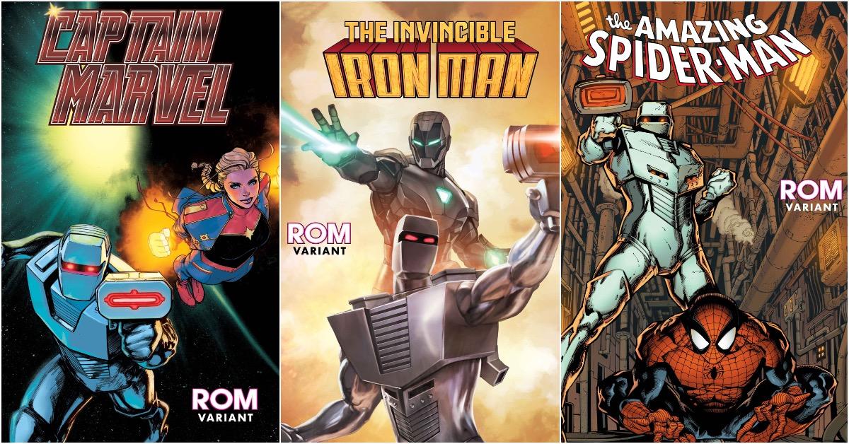 Hasbro's Rom Returns to Marvel on New Variant Cover Series