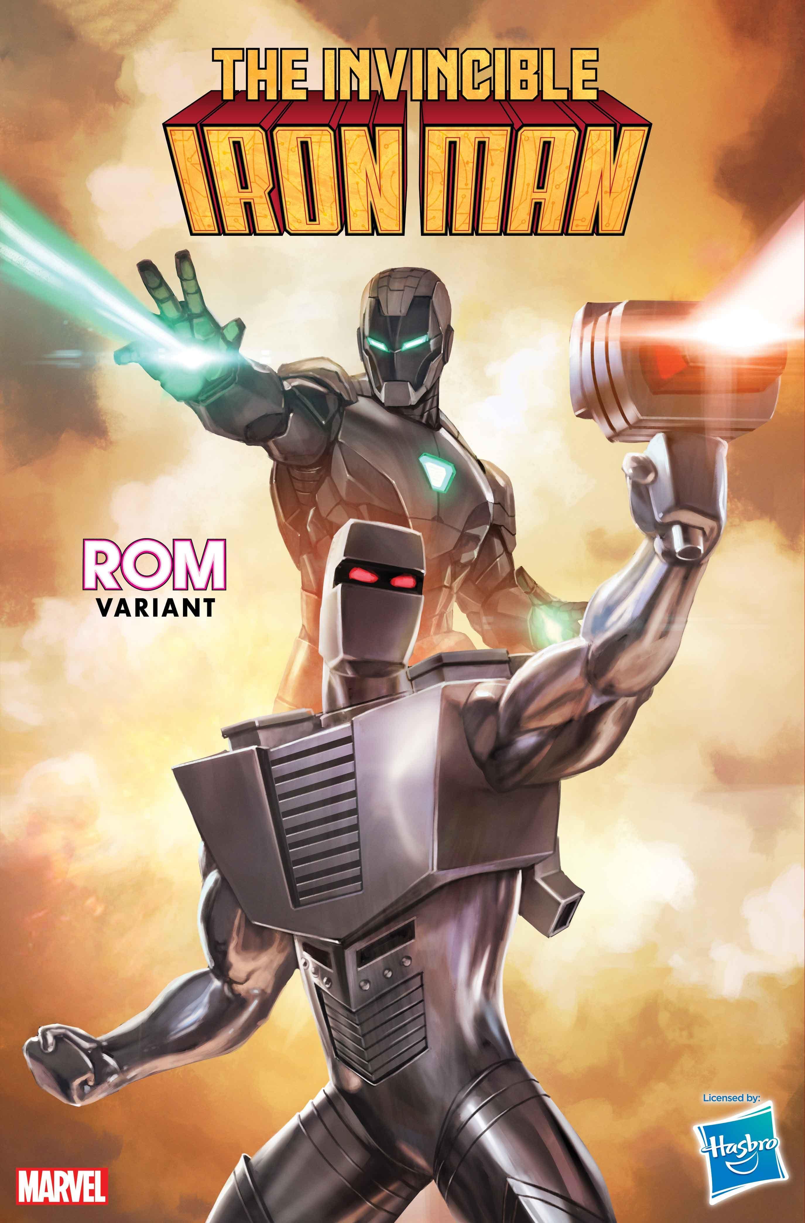 Hasbro's Rom Returns to Marvel on New Variant Cover Series