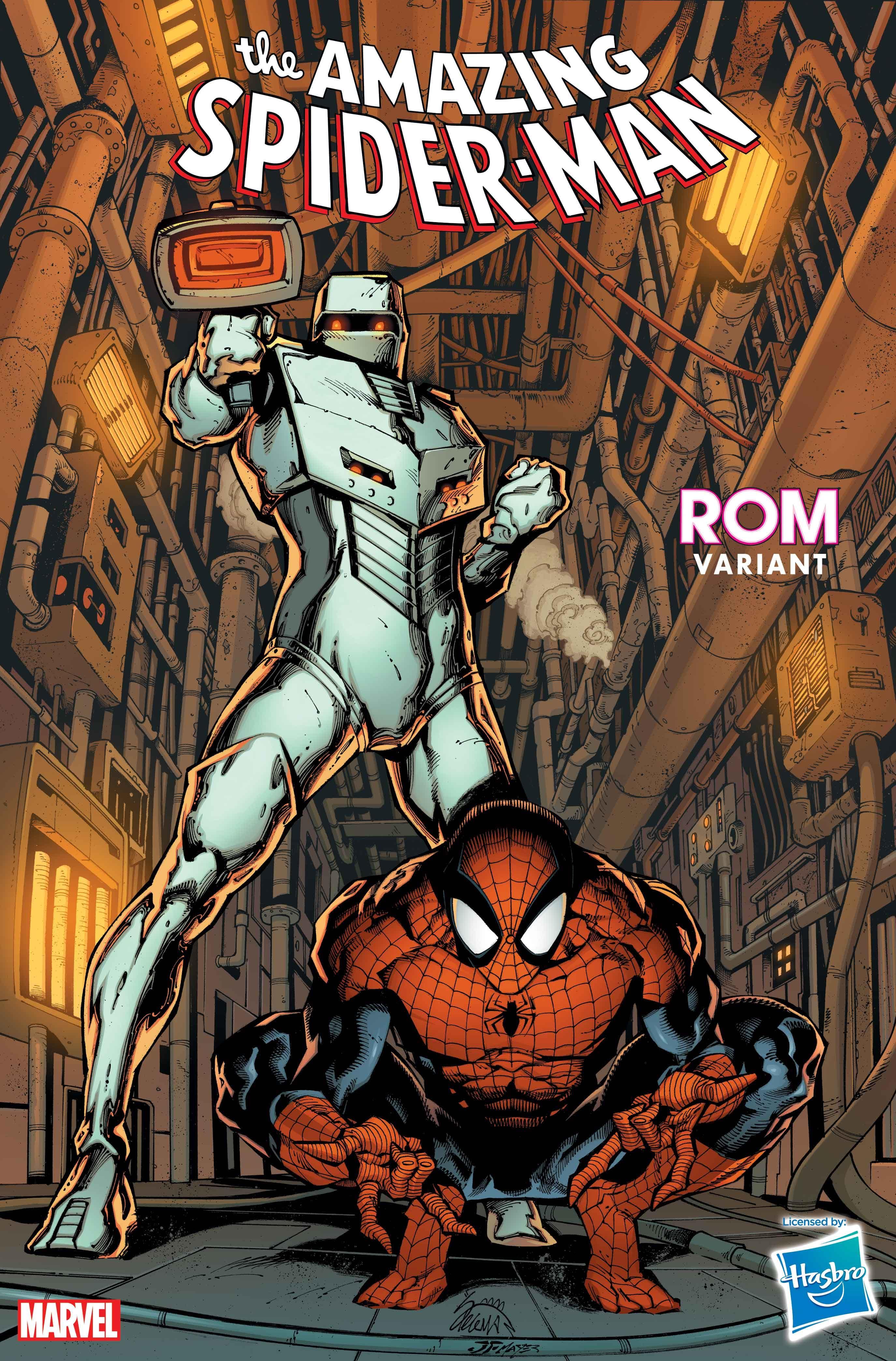 Hasbro's Rom Returns to Marvel on New Variant Cover Series