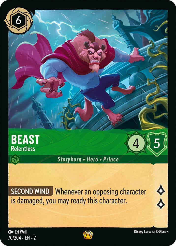 Disney Lorcana Reveals Five More Cards, Including New Legendary Beast Card