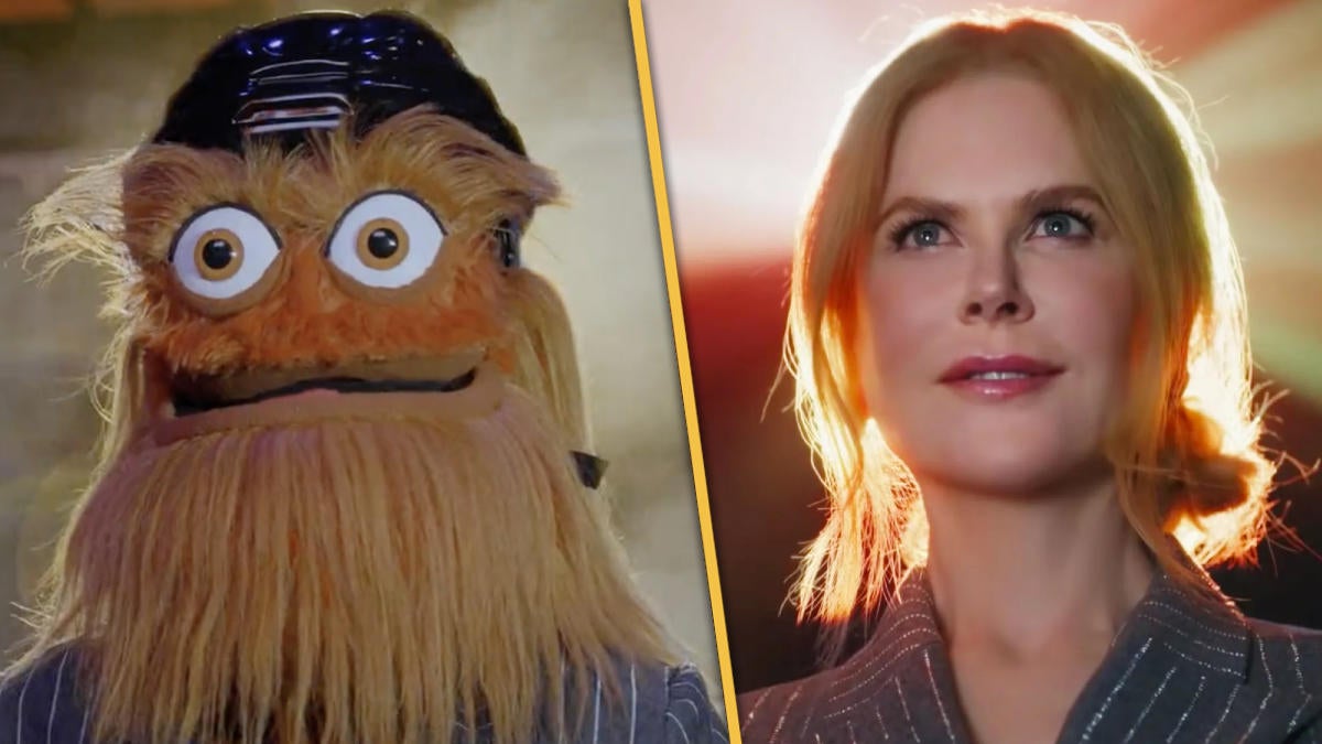 NHL Mascot Gritty Parodies Nicole Kidman's Iconic AMC Theaters Intro