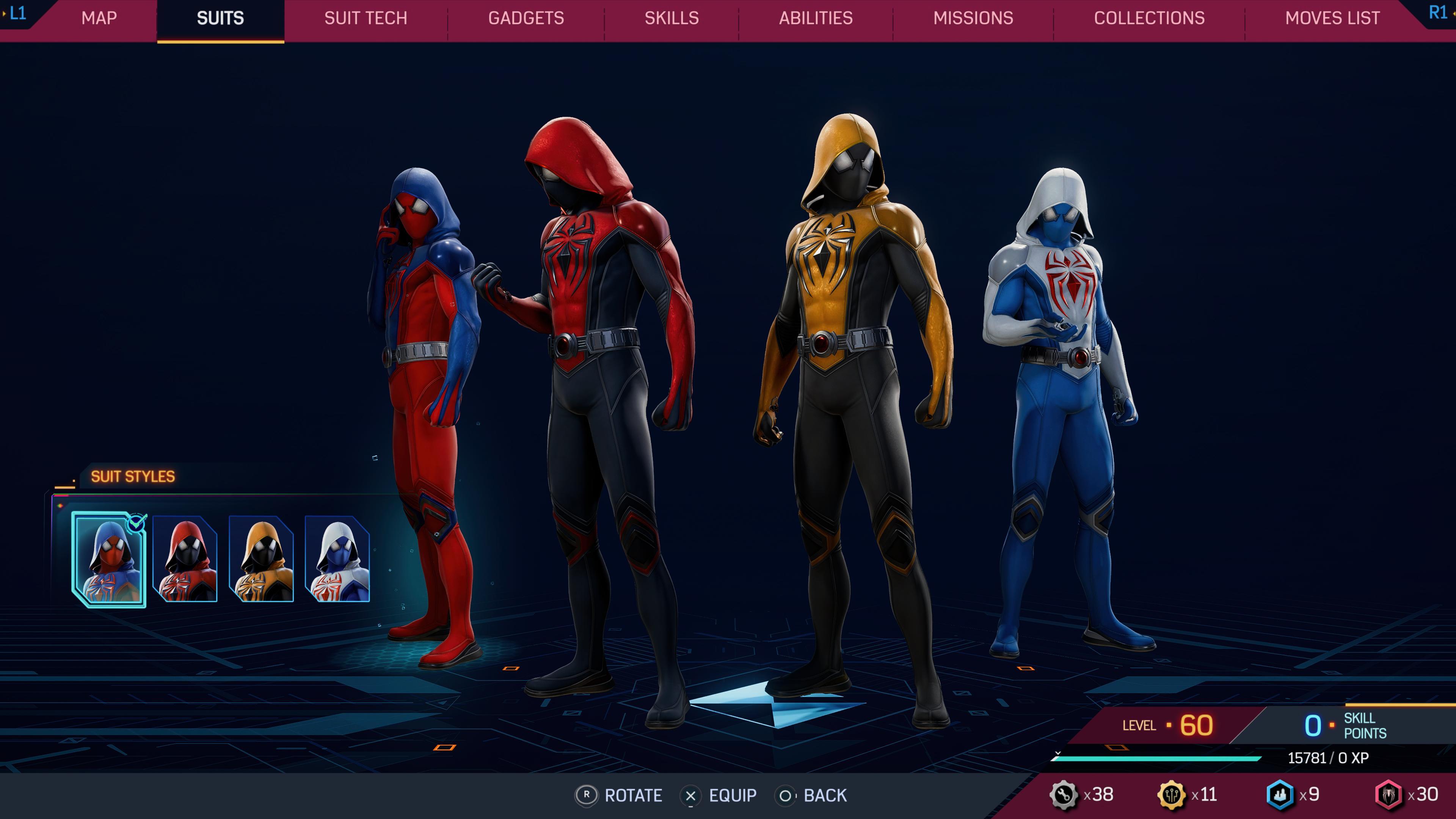 Every Unlockable Suit in Marvel's Spider-Man 2