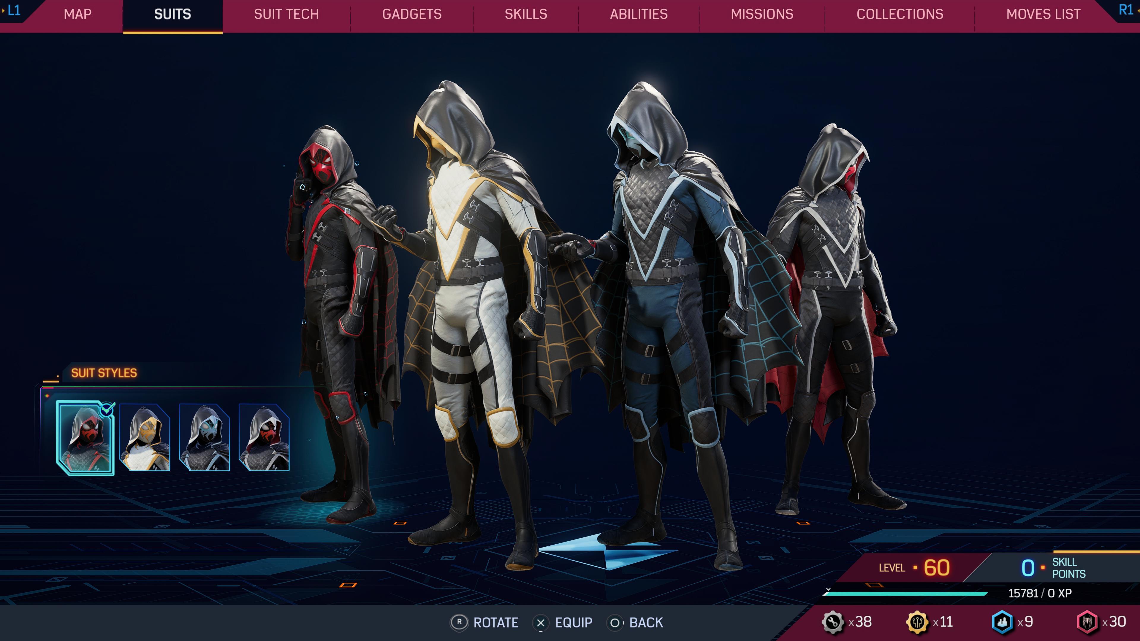 Every Unlockable Suit in Marvel's Spider-Man 2