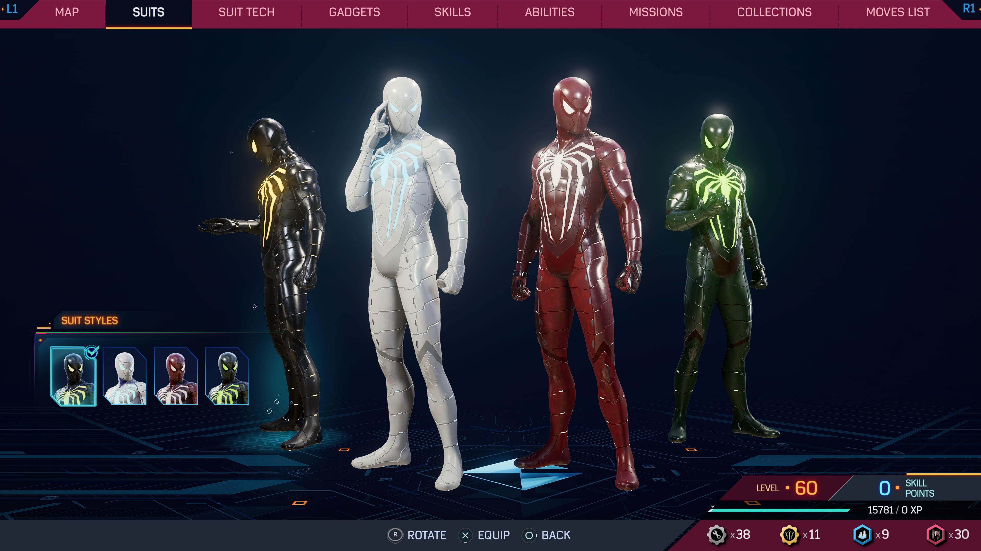 Every Unlockable Suit in Marvel's Spider-Man 2