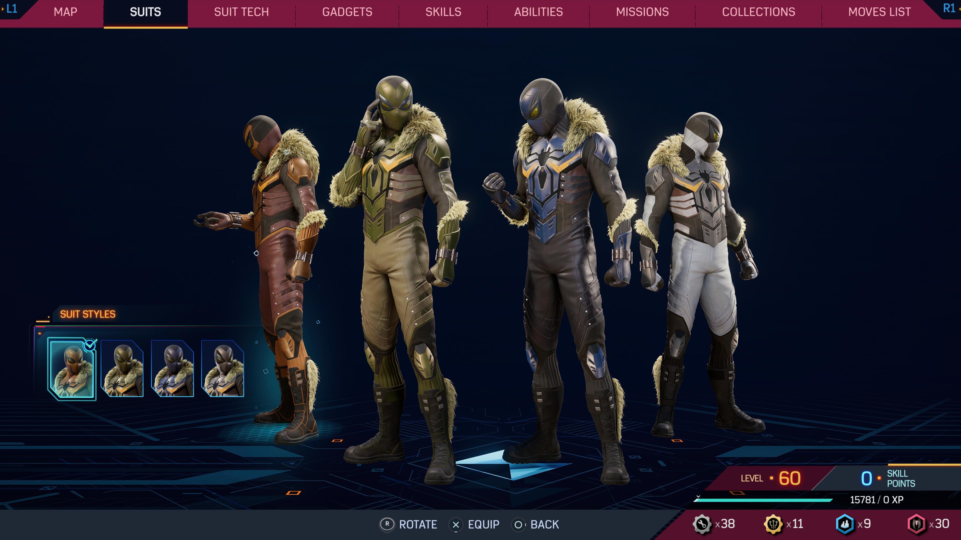 Every Unlockable Suit in Marvel's Spider-Man 2