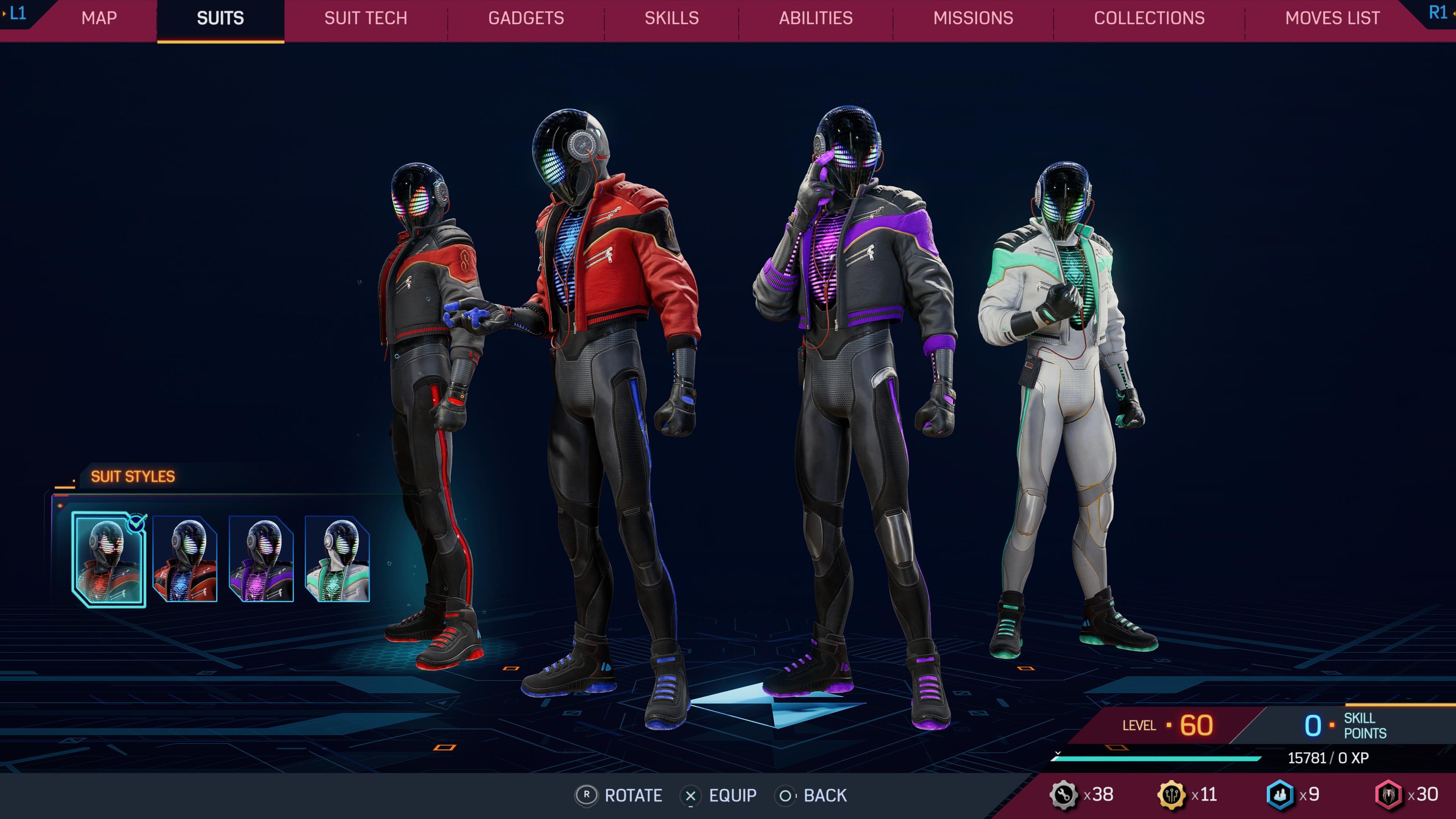 Every Unlockable Suit in Marvel's Spider-Man 2