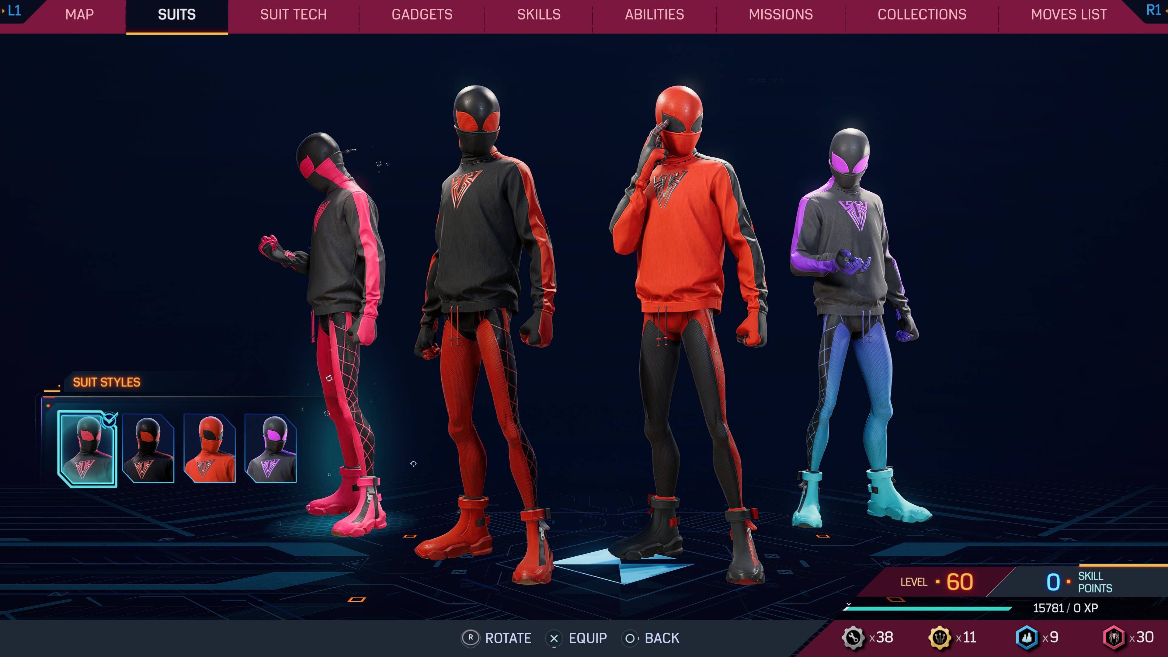 Every Unlockable Suit in Marvel's Spider-Man 2