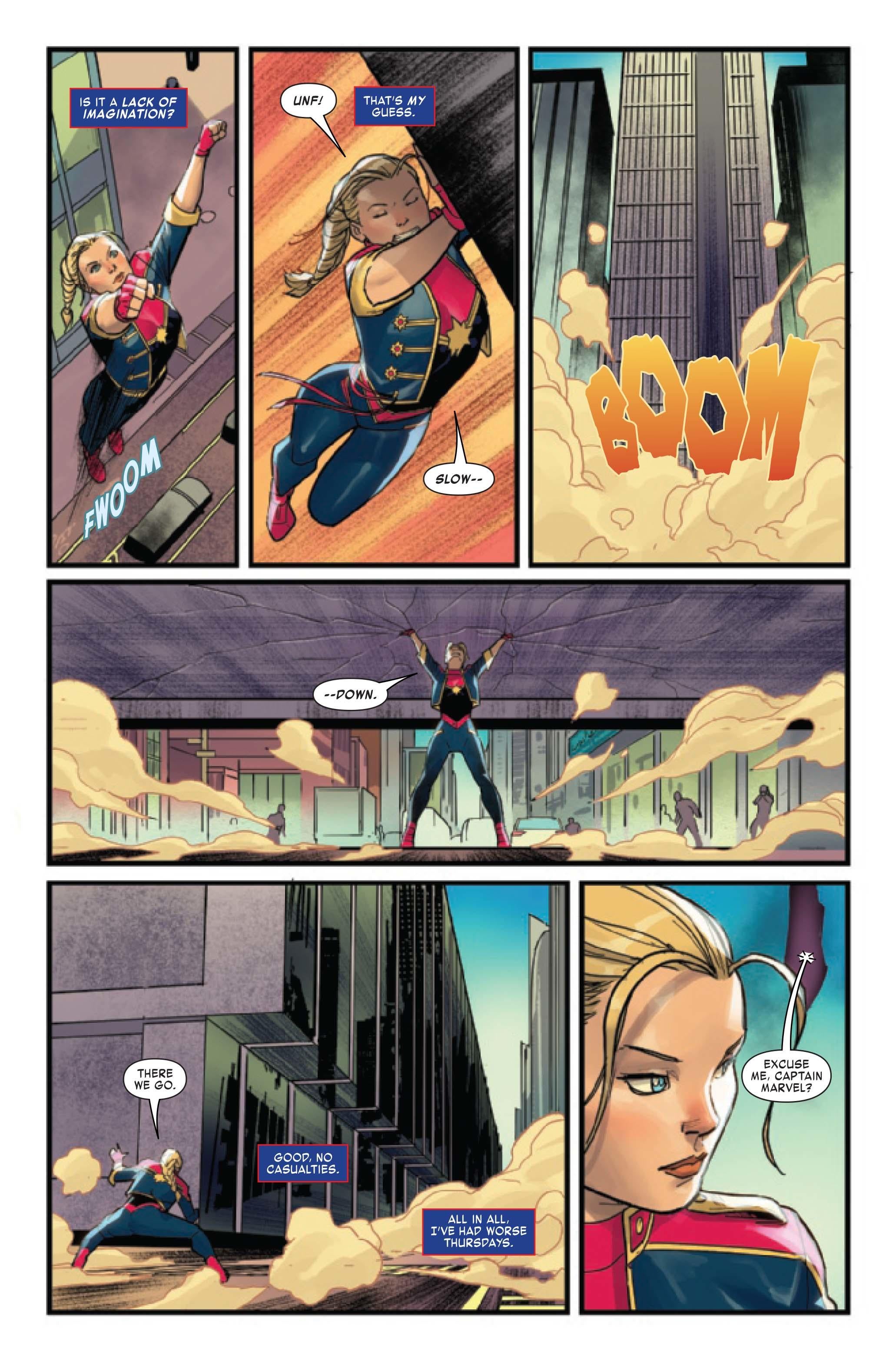 Captain Marvel Debuts Her New Costume in Preview of Marvel Series (Exclusive)