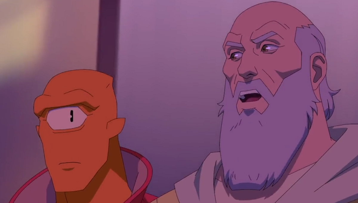 Invincible Season 2 Clip Brings Seth Rogen, Peter Cullen Front and Center