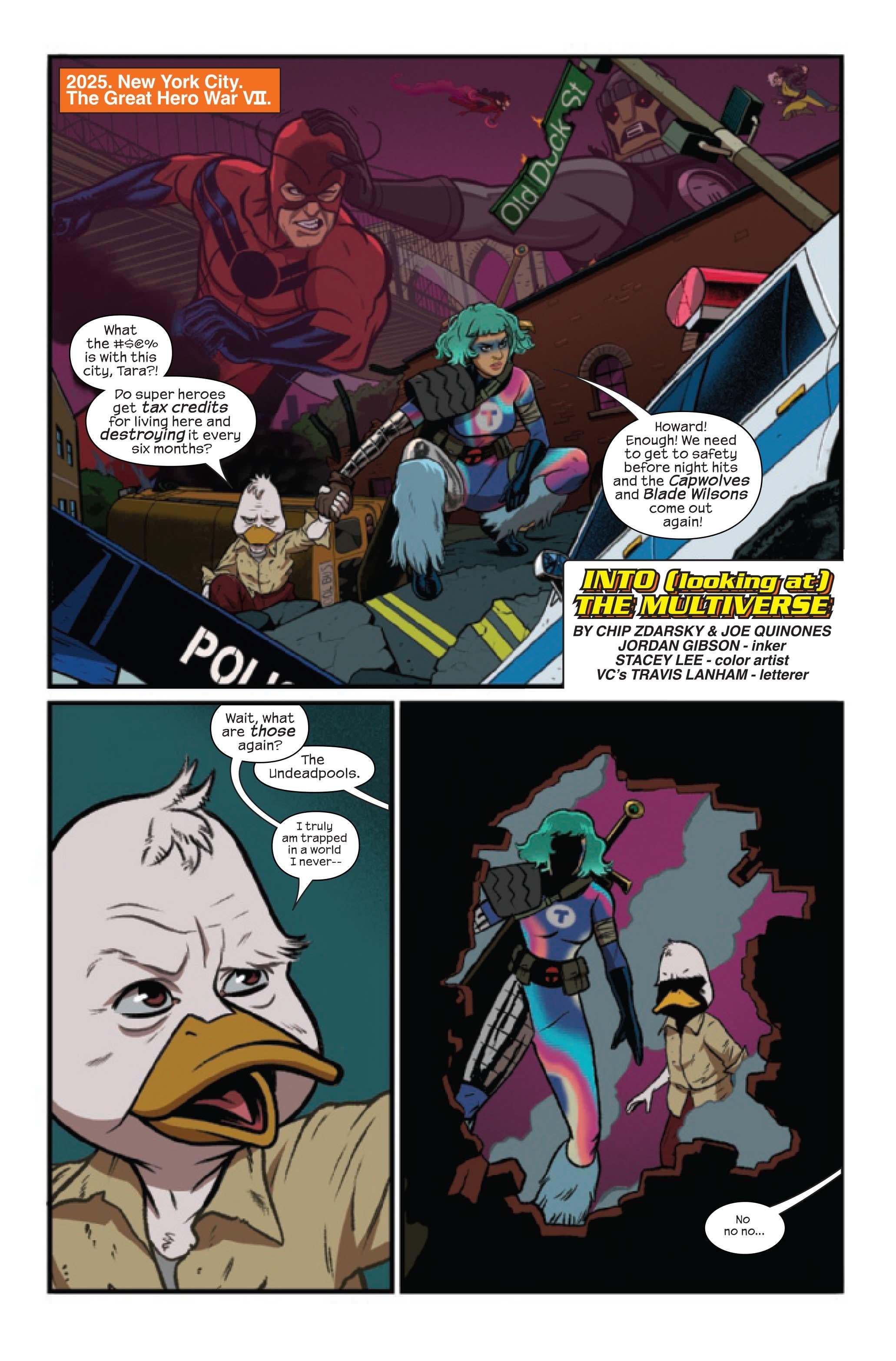 The X-Men Recruit Howard the Duck In New Marvel Preview