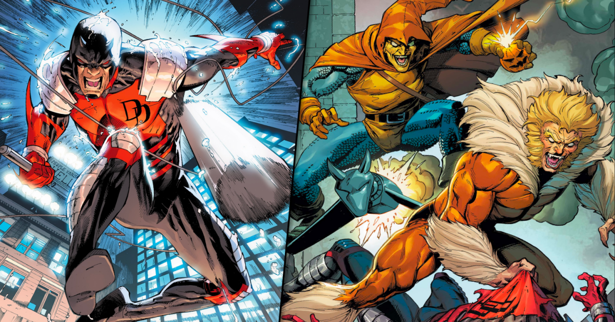 Daredevil Fights Major Spider-Man and X-Men Villains in Black Armor #2