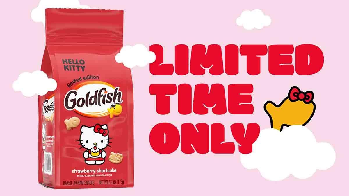 Hello Kitty Gets Limited Edition Goldfish For 50th Anniversary