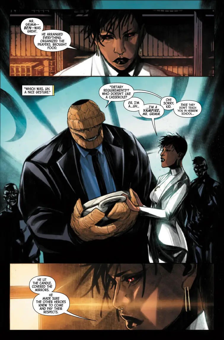 Marvel Preview Reveals Every Avenger That Attended Moon Knight's Funeral