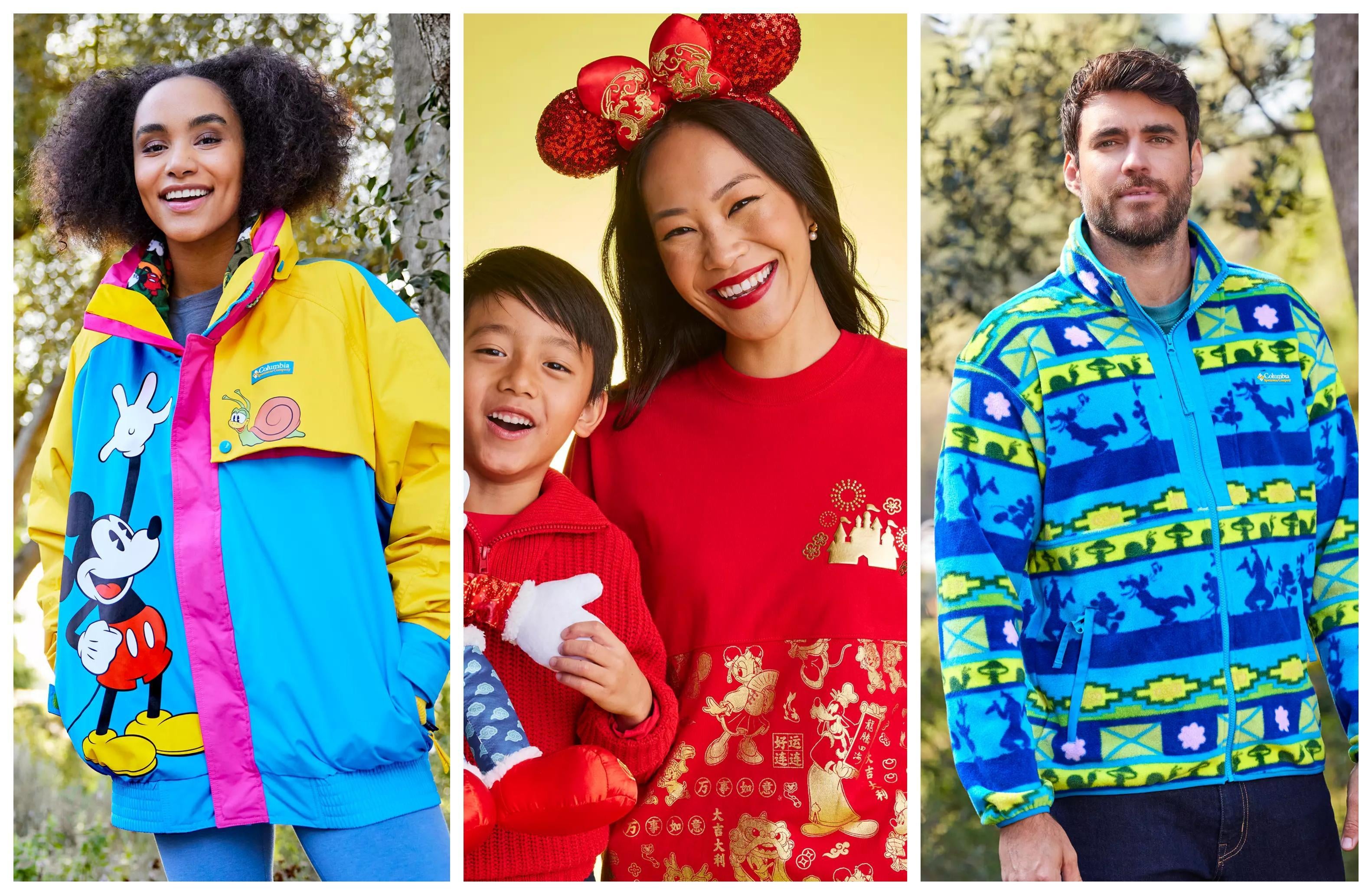Disney Launches Colorful Columbia Jackets and a Lunar New Year Spirit ...