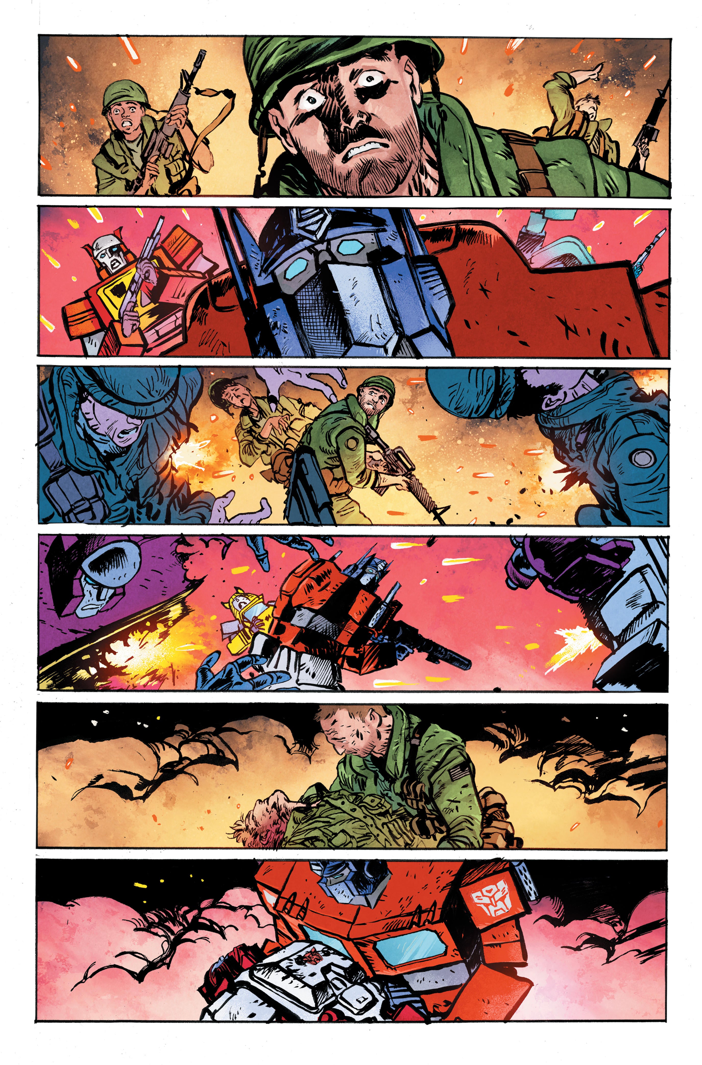 The Autobot and Decepticon War Heats up in Transformers #5 First Look ...