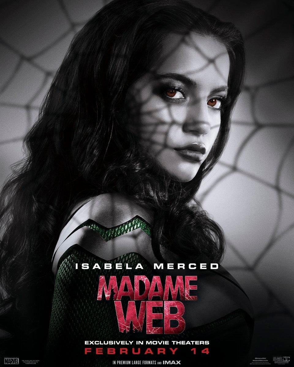Marvel Reveals New Madame Web Character Posters