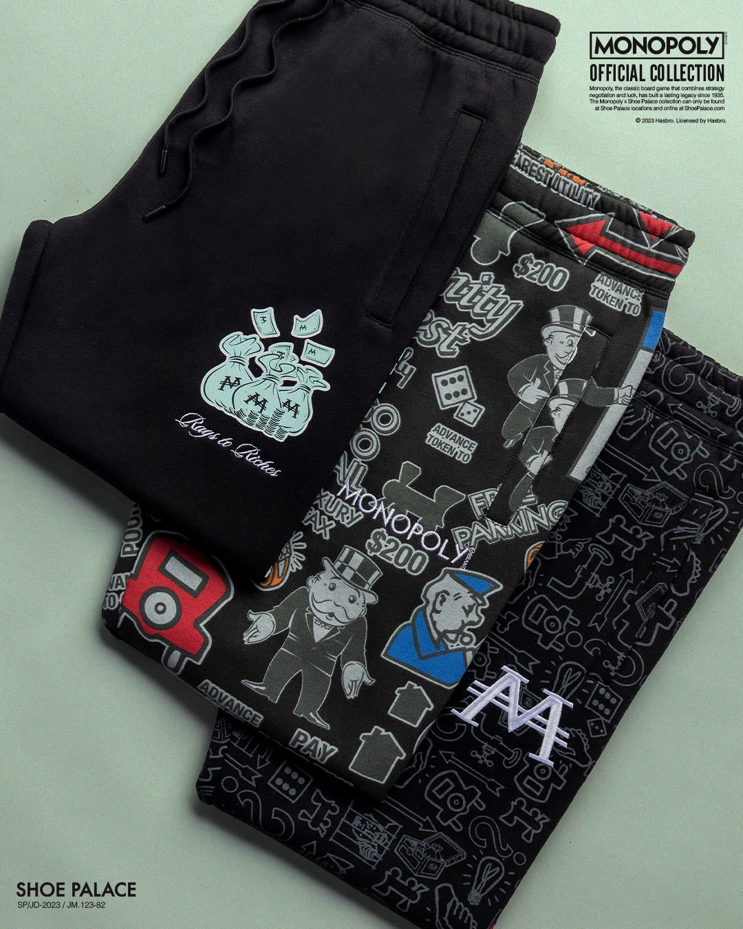 Mr. Monopoly Takes Center Stage in New Shoe Palace x Monopoly Collection