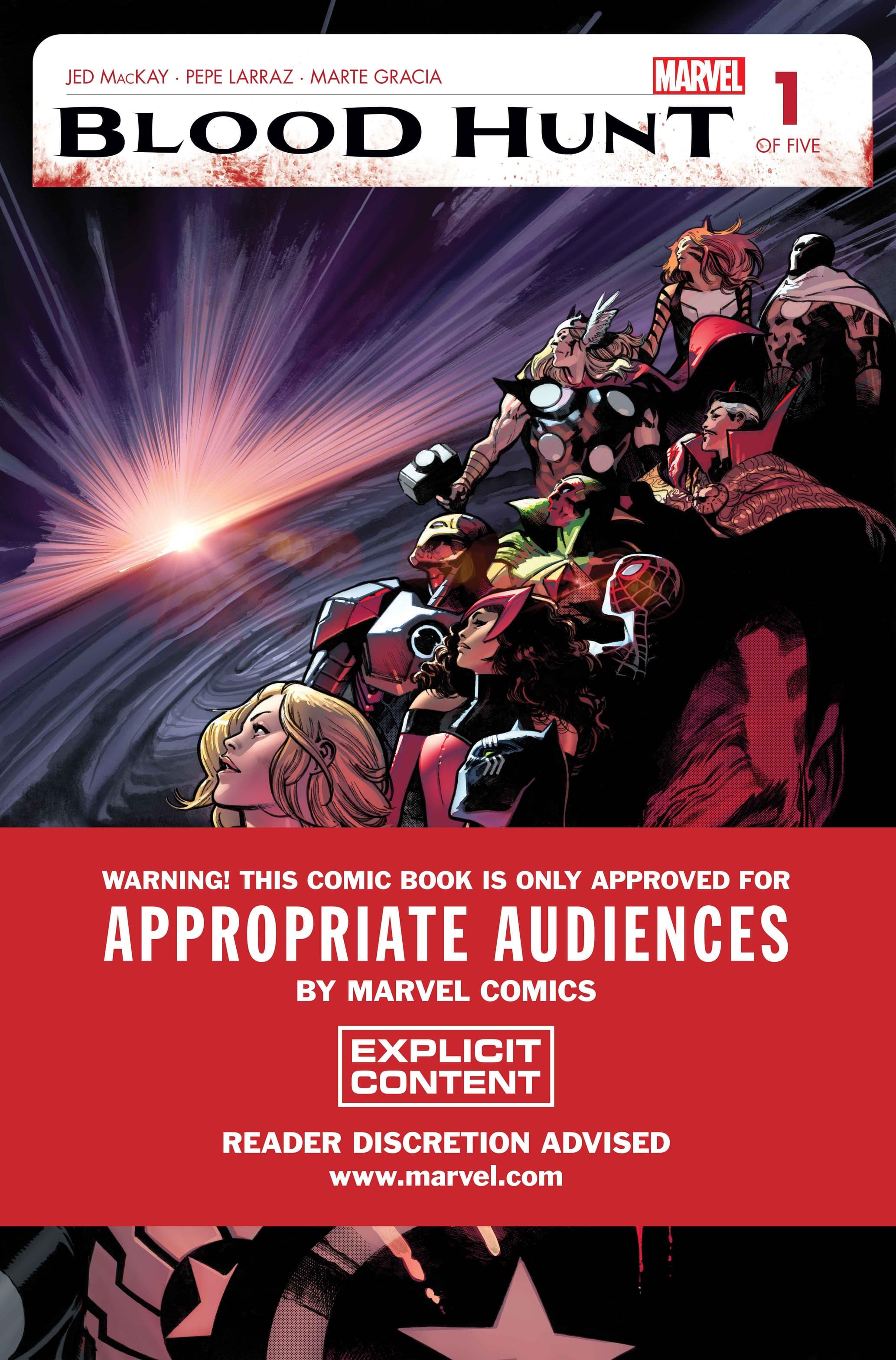 Marvel's Blood Hunt Gets Graphic Red Band Editions