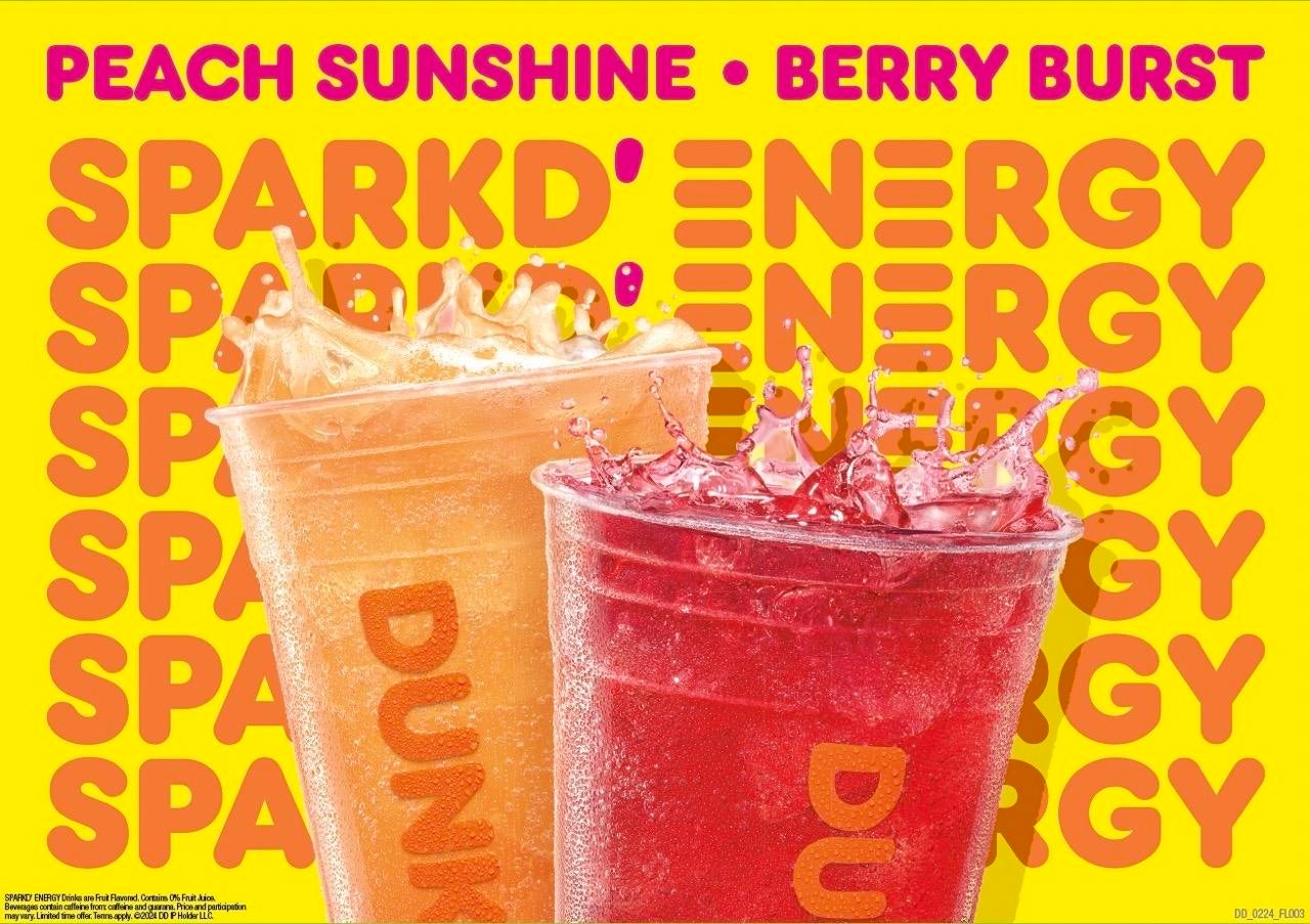 Dunkin' Reveals Spring Menu, Including New Energy Drink