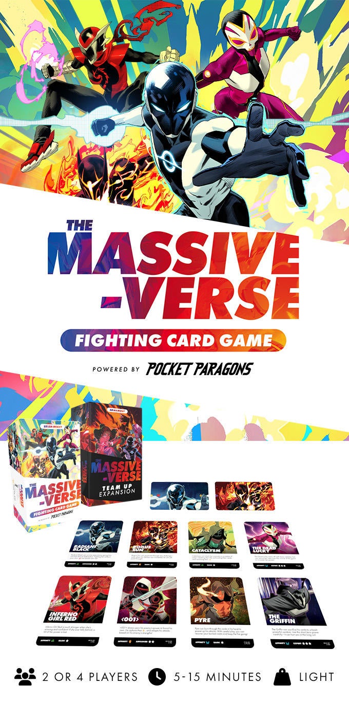 Massive-Verse Fighting Card Game Launches on Kickstarter