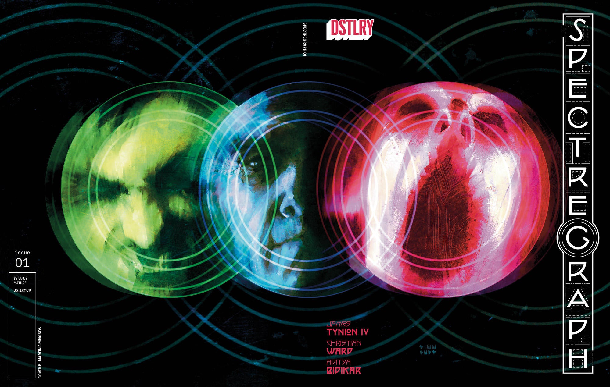 DSTLRY Reveals Dazzling Covers for Spectregraph #1 and Blasfamous #2 ...