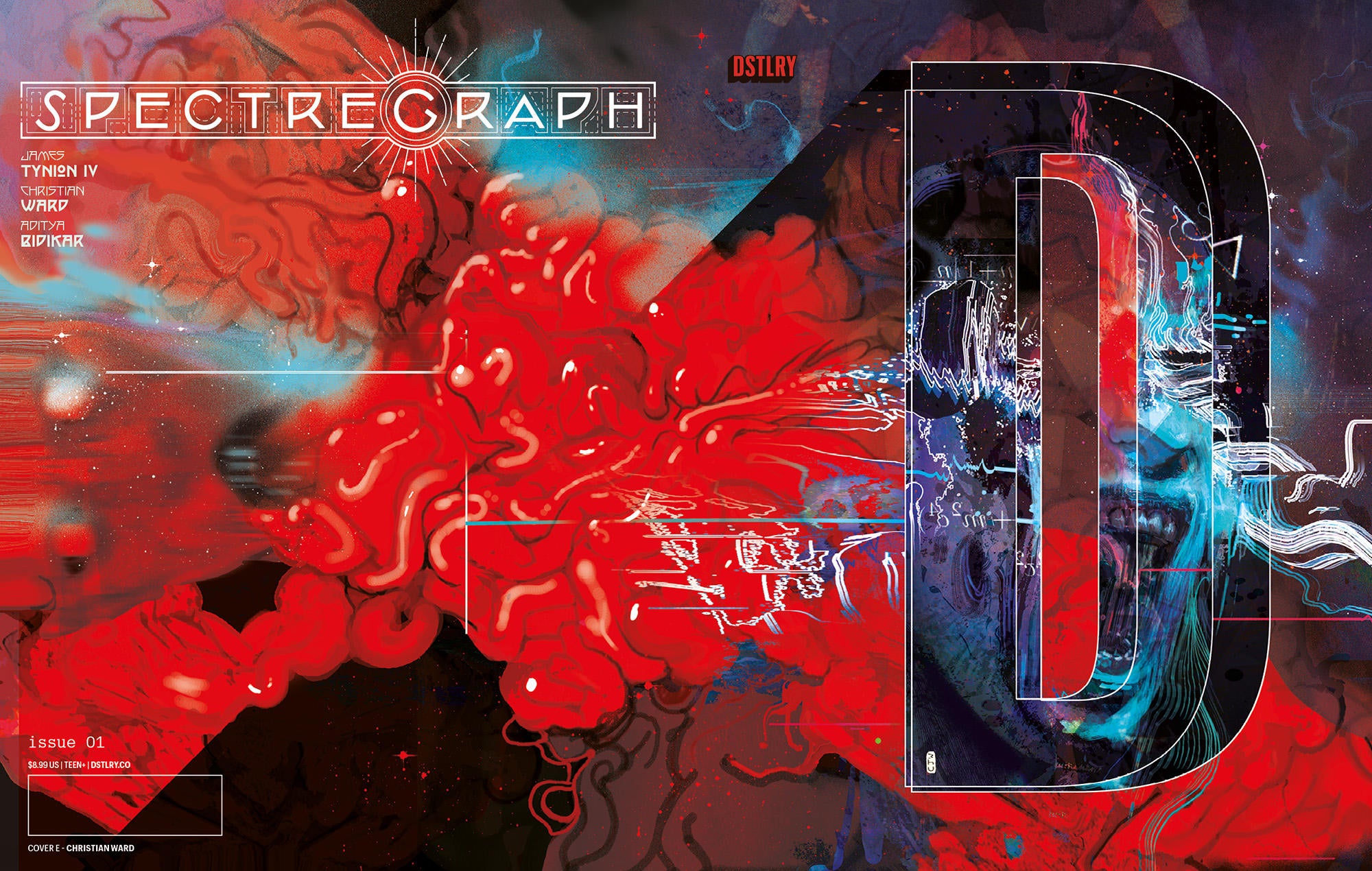 DSTLRY Reveals Dazzling Covers for Spectregraph #1 and Blasfamous #2 ...